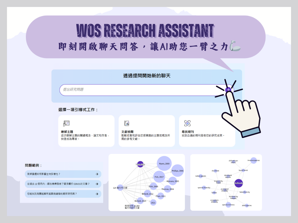 Web of Science AI - NYCU陽明交大圖書館-陪你做研究